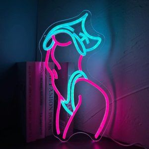 Wall Decor | Lady Body Neon Sign | Poshmark